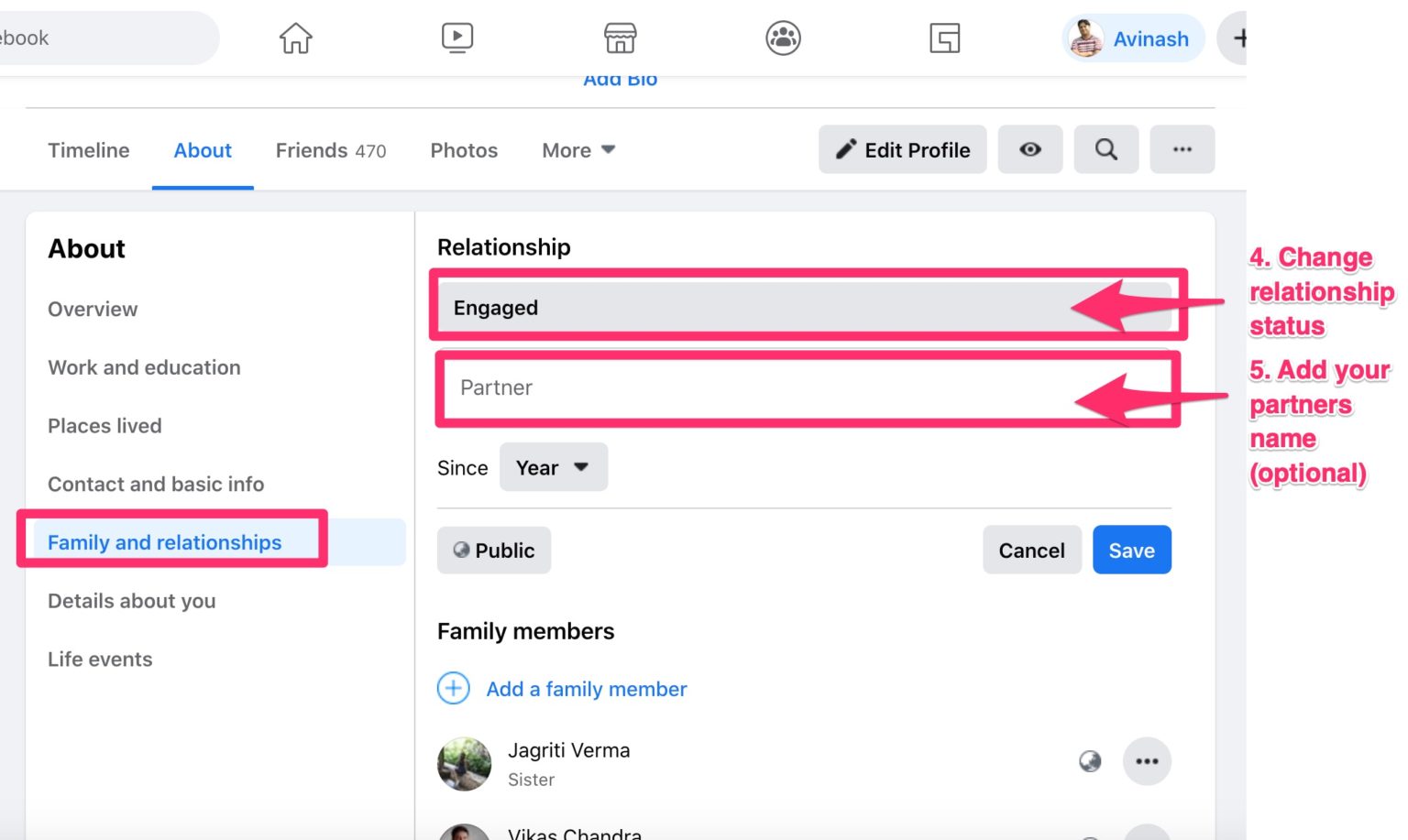 My Engagement status for Facebook and WhatsApp | Fabulously